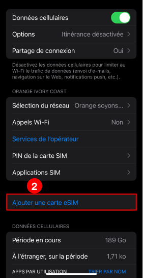 e-SIM | Orange Côte d’Ivoire
